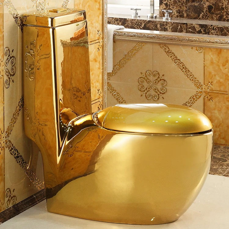 Marachi Modern Sanitary Ware Bathroom Porcelain Wc Gold One Piece ...