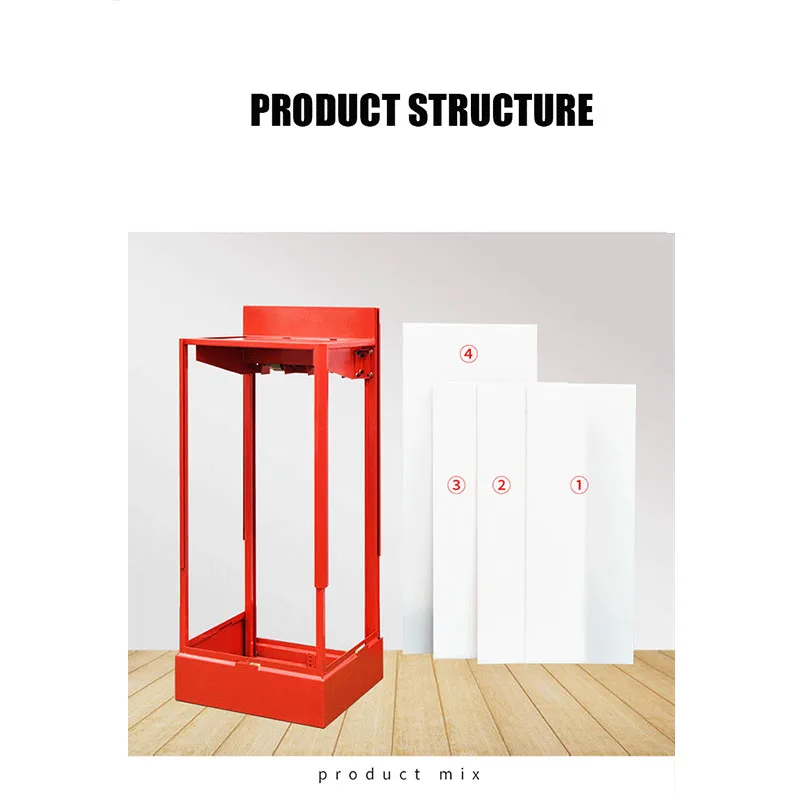 Custom Standing Durable Spring Loaded Vendor Display Vertical Lifting ...