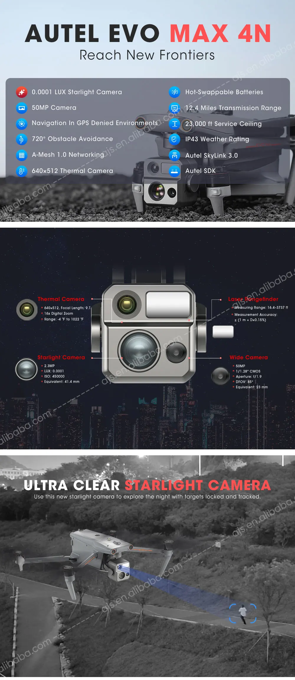 Autel Robotics Evo Max 4n With Night Vision Camera Dron Professional ...