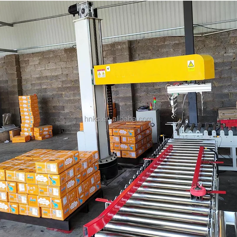 Robot Arm Gripper Bag Box Palletizer Stack Robotic Palletizer Machine for Bagging Production ...