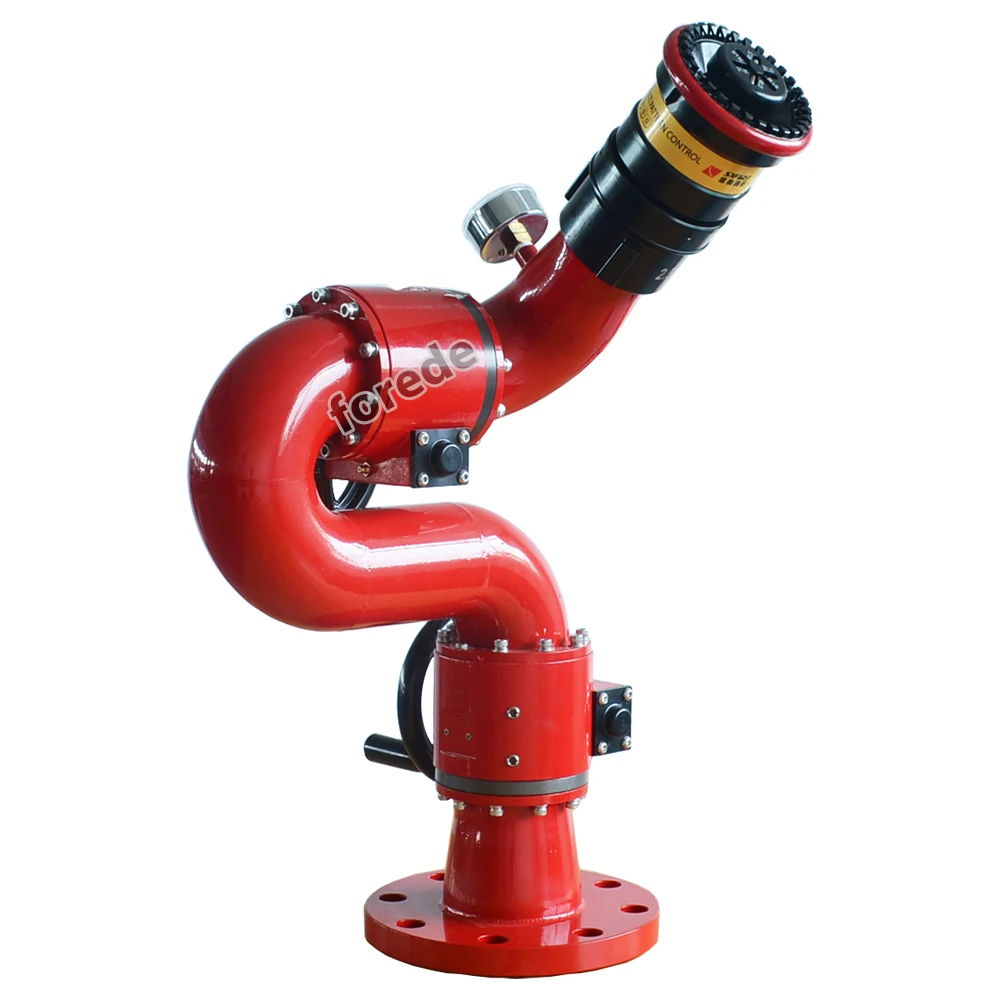 Ss304 2400lpm Fixed Manual Monitor Series Lever Fire Water Monitor ...