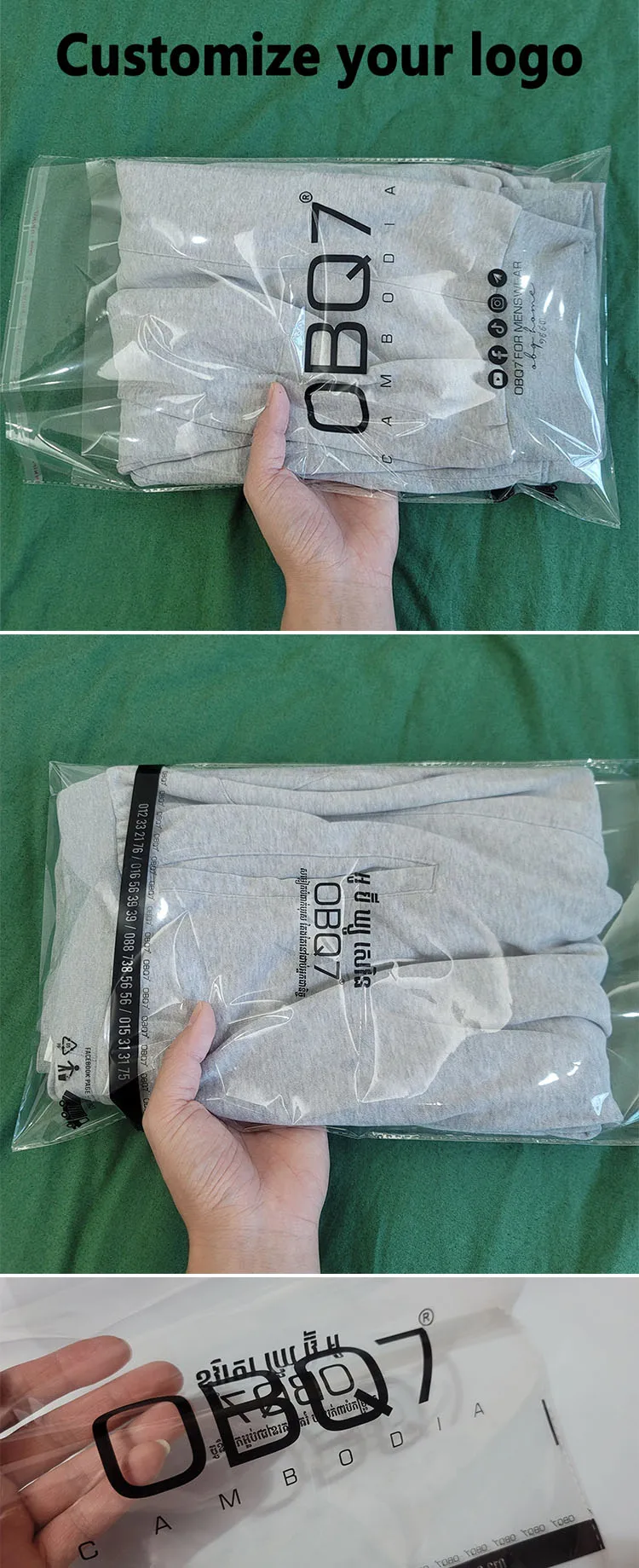 Clear Self Adhesive Strip Suffocation Warning Poly Bag Wholesale ...