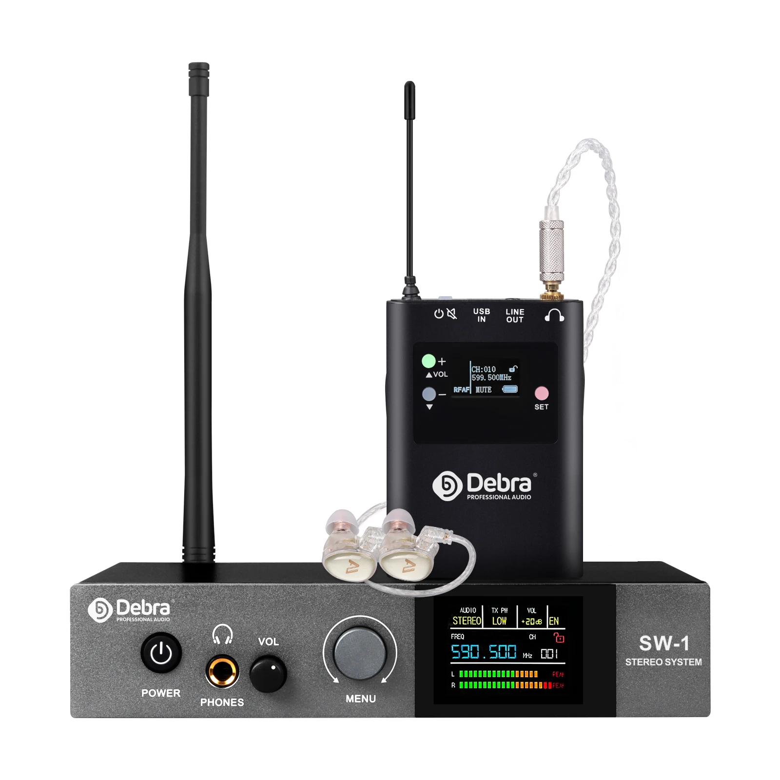 Debra Professional Audio Wireless IEM System Studio Stage Recording for ...