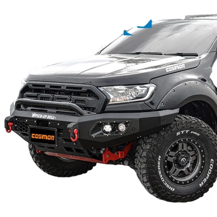 Front Bumper For Ford Ranger Steel Oem Raptor Textured Black Ranger ...