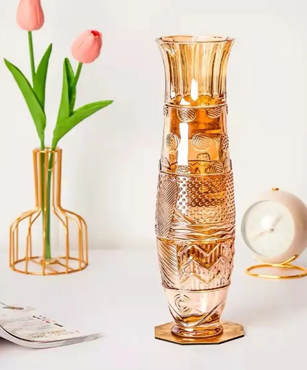 Aeofa Creative Koi Fish-shaped Glass Cup Set Of Four Glass Water Cups ...