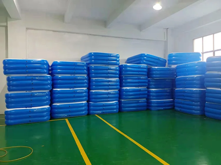 2 Rings Transparent Inflatable Swimming Pool - Intex Pool