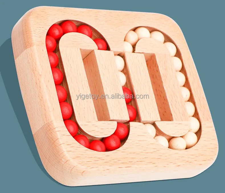 Rotating Magic Bean - Educational Wooden Toy for Kids