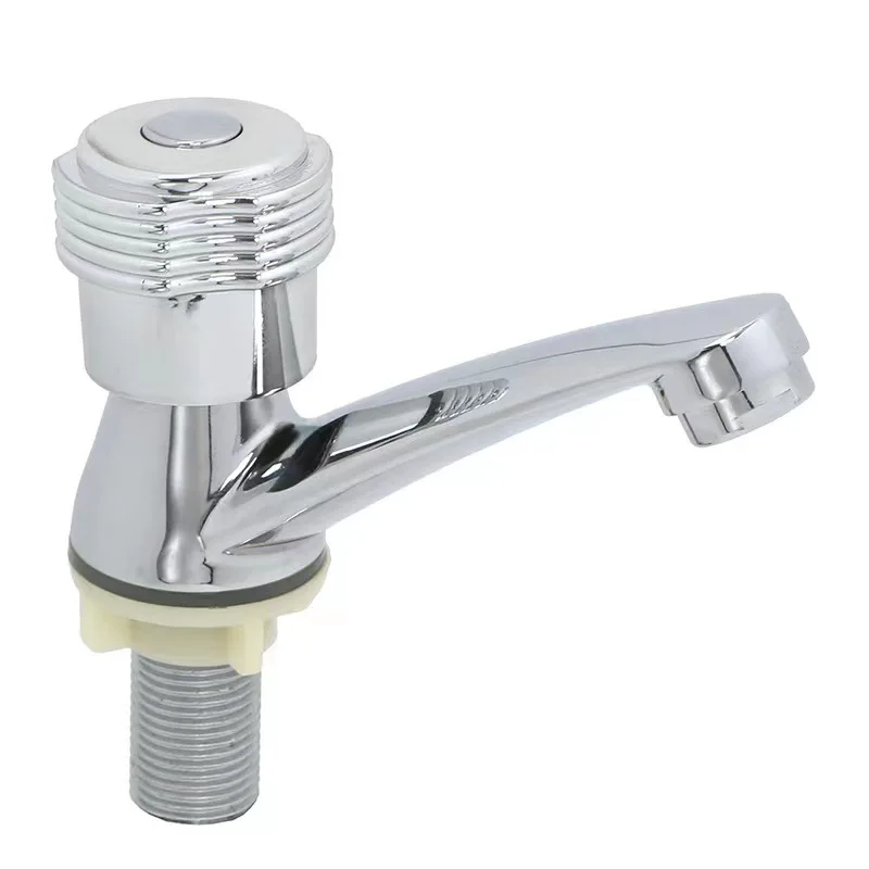 Stainless Steel Brushed Gold Above-Counter Basin Faucet Hot Cold ...