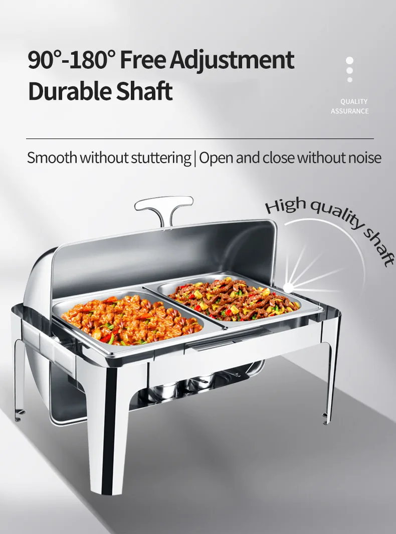 Customized 9l Food Warm Buffet Stove Hotel 6l Chafing Dish Buffet Set ...