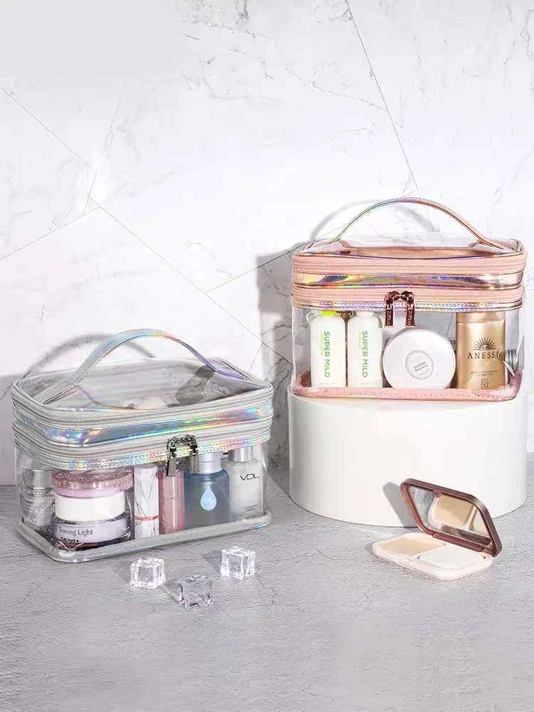 REACH Clear PVC Cosmetic Bag Case Waterproof PVC Zipper Makeups Bags ...