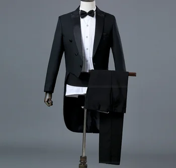 Tuxedo Magic Show Conductor Costume Bel Canto Conductor Tuxedo Suit ...