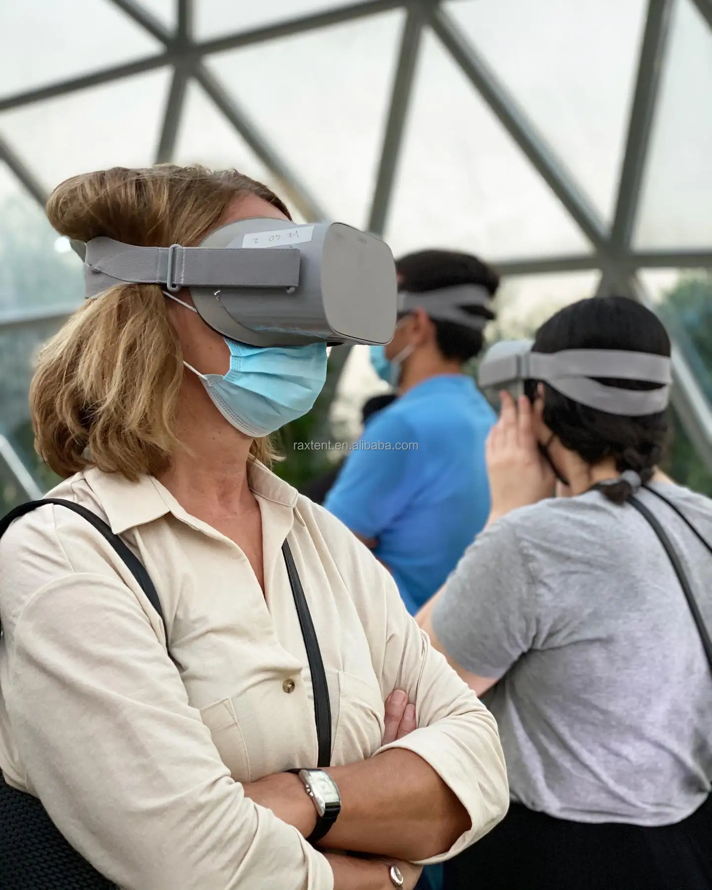 10m VR Dome with Geodesic Glass Dome Tent - Waterproof & Soundproof