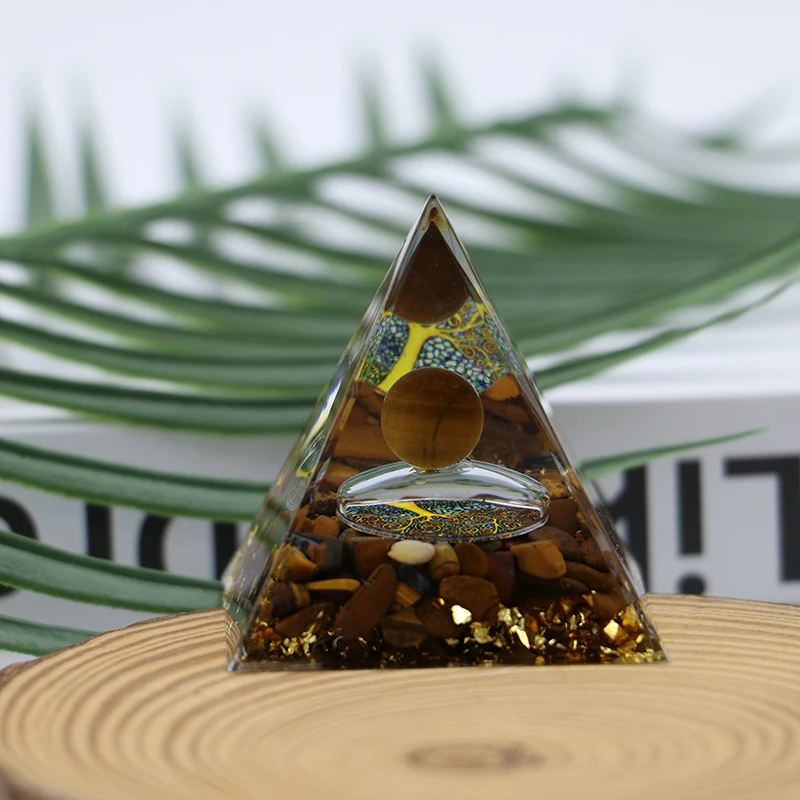 50mm Energy Generator Orgone Pyramid Crystal Gemstone Organite Pyramids ...