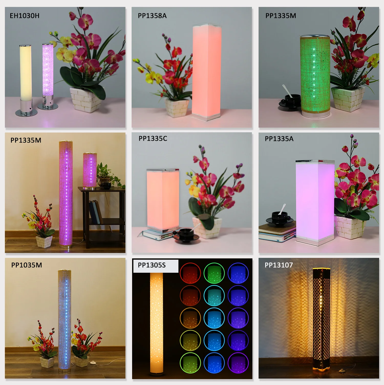 New Design Lighting Bedroom Bedside Hotel Rgb Lamps Home Decor Luxury ...