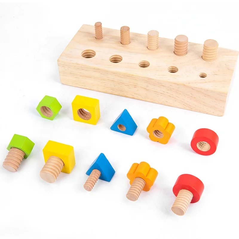 Toddler Early Educational Color Shape Cognition Matching Puzzle Skills ...