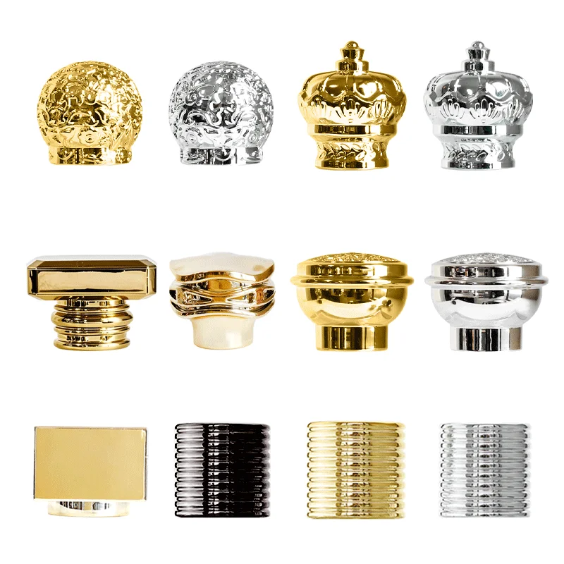 Custom Gold Silver Black Capping Perfume Bottle Cap Lid FEA 15mm ...