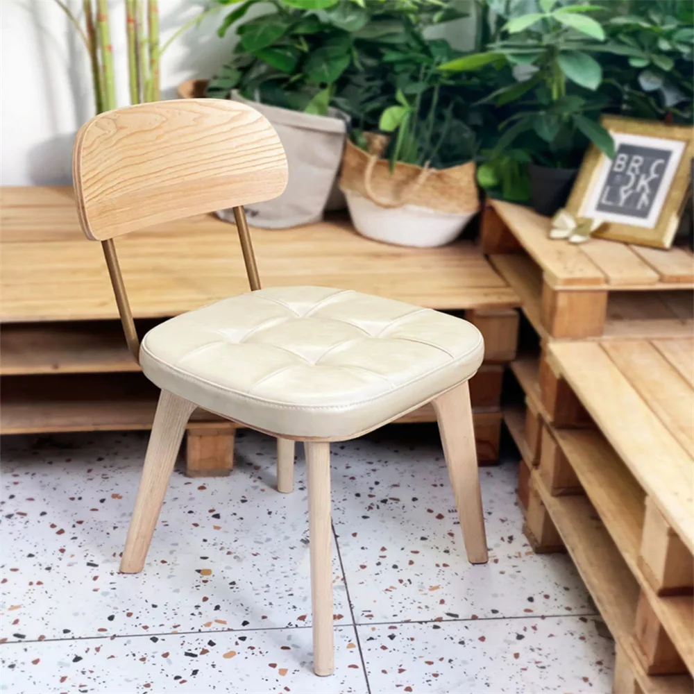 Light Luxury Chair White Ash Wood Chair Nordic Design Style Fancy ...