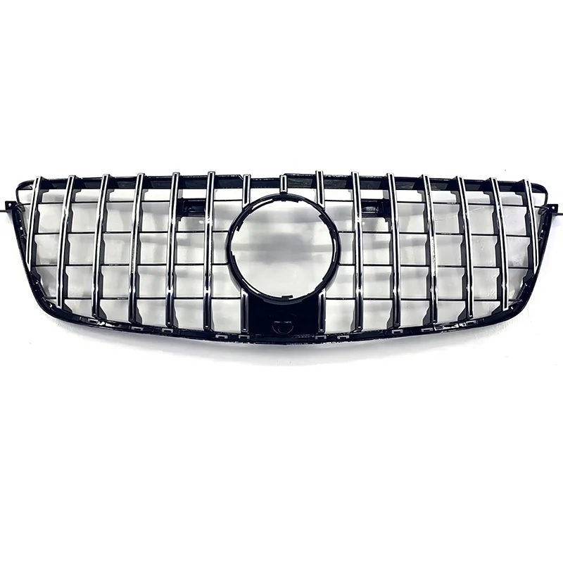 Chromed GT Style Car Front Grille Fit for Mercedes Benz X166 GL Class ...