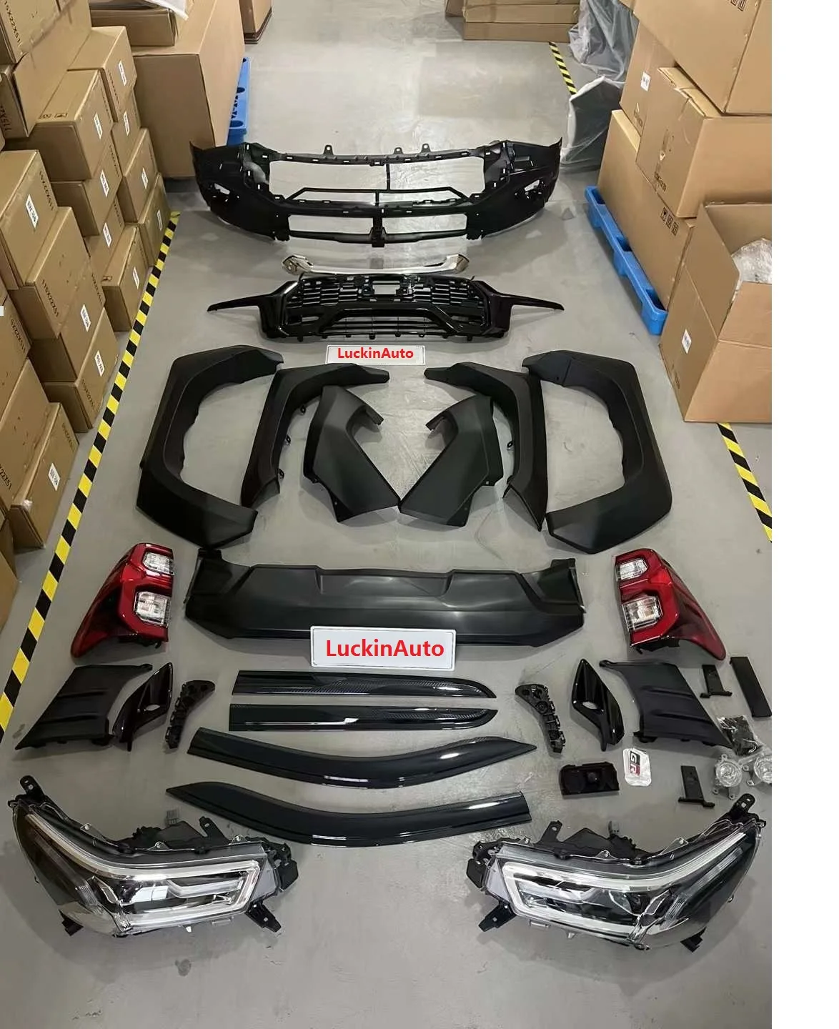 Luckinauto Body Kit for Toyota Hilux - Upgrade to 2023