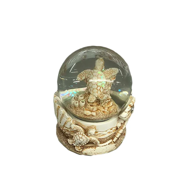 Factory Customized Water Globe Polyresin Material Snow Globe With Sea ...
