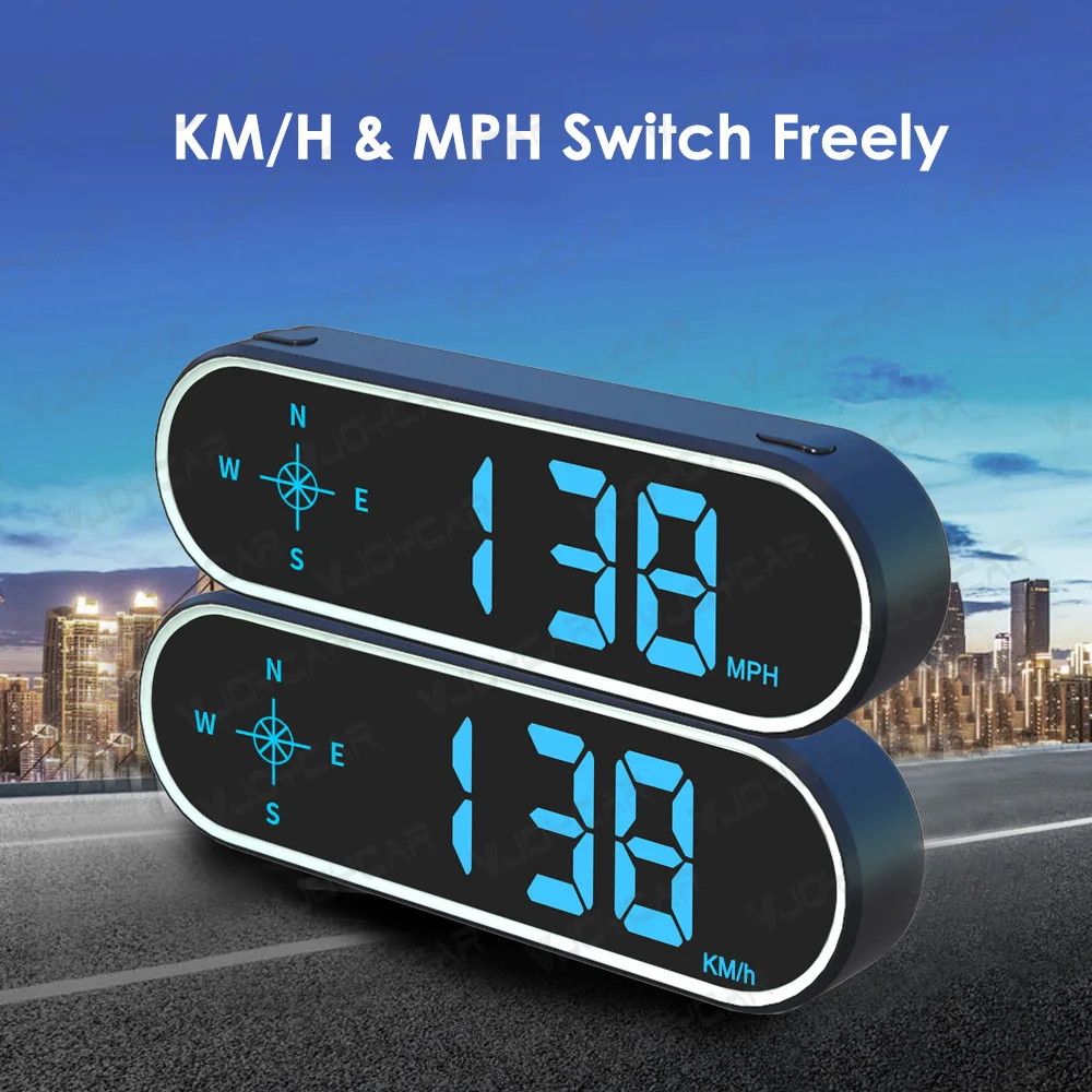 Digital Car Speedometer Car Head-Up Display Colorful Screen Auto on Off ...