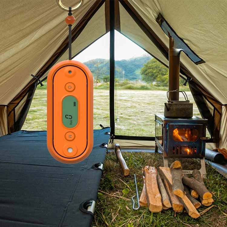 Portable Carbon Monoxide Detector - Camping & Fireplace Safety