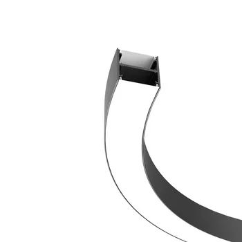 2022 Modern Bending Curved 50mm Wide Led Strip Aluminum Profile Light ...