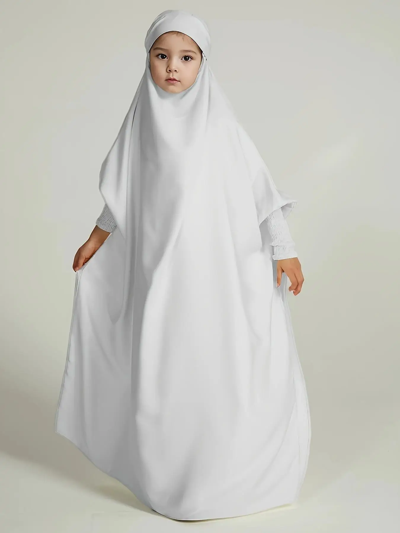 Ramadan Middle East Kids Muslim Islamic Clothing Children Long Abaya ...