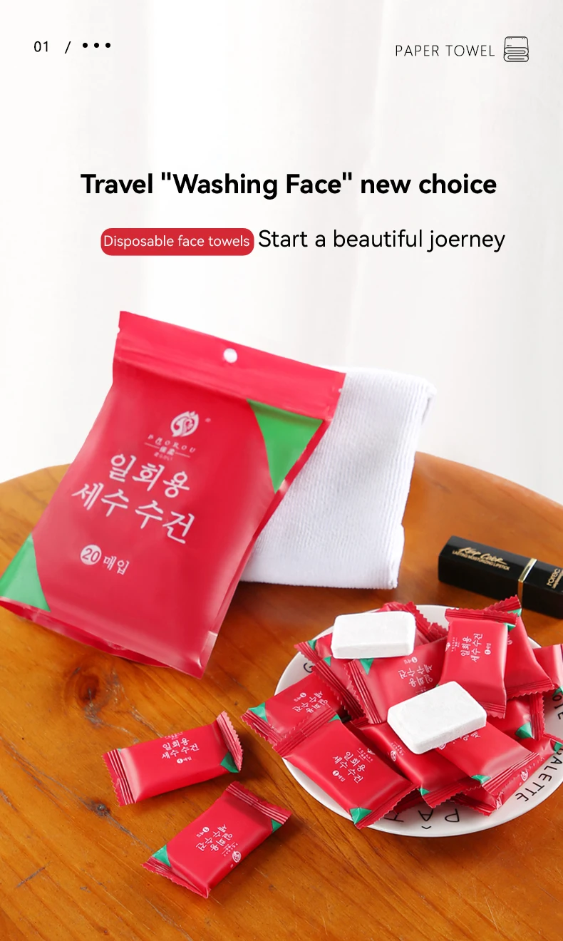 20 Pcs/bag Disposable Compressed Towels - Multi Purpose