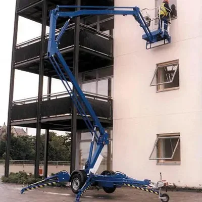 Manlift Boom Lift Trailing Trailed Articulated Boom Lift Cherry Picker ...