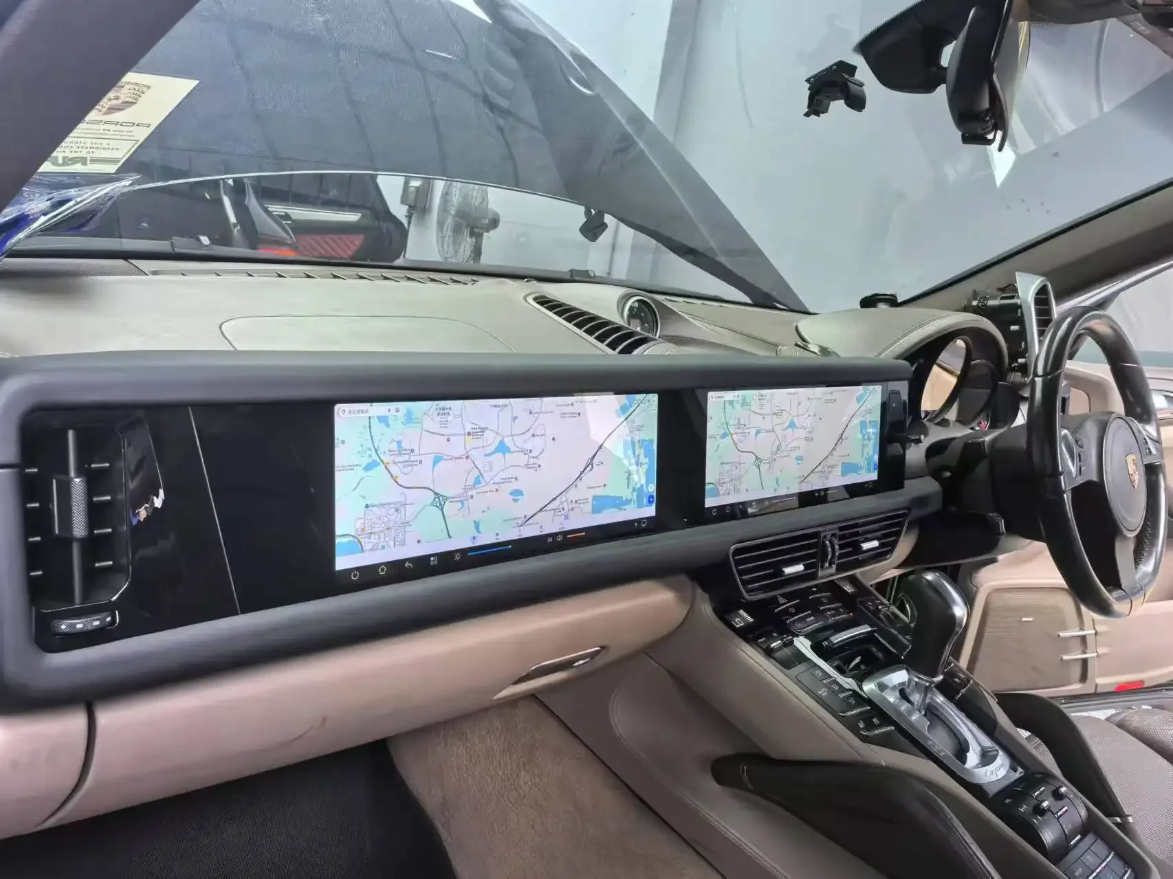 Roadnavi Dual Screen Android Car Radio for Porsche Cayenne