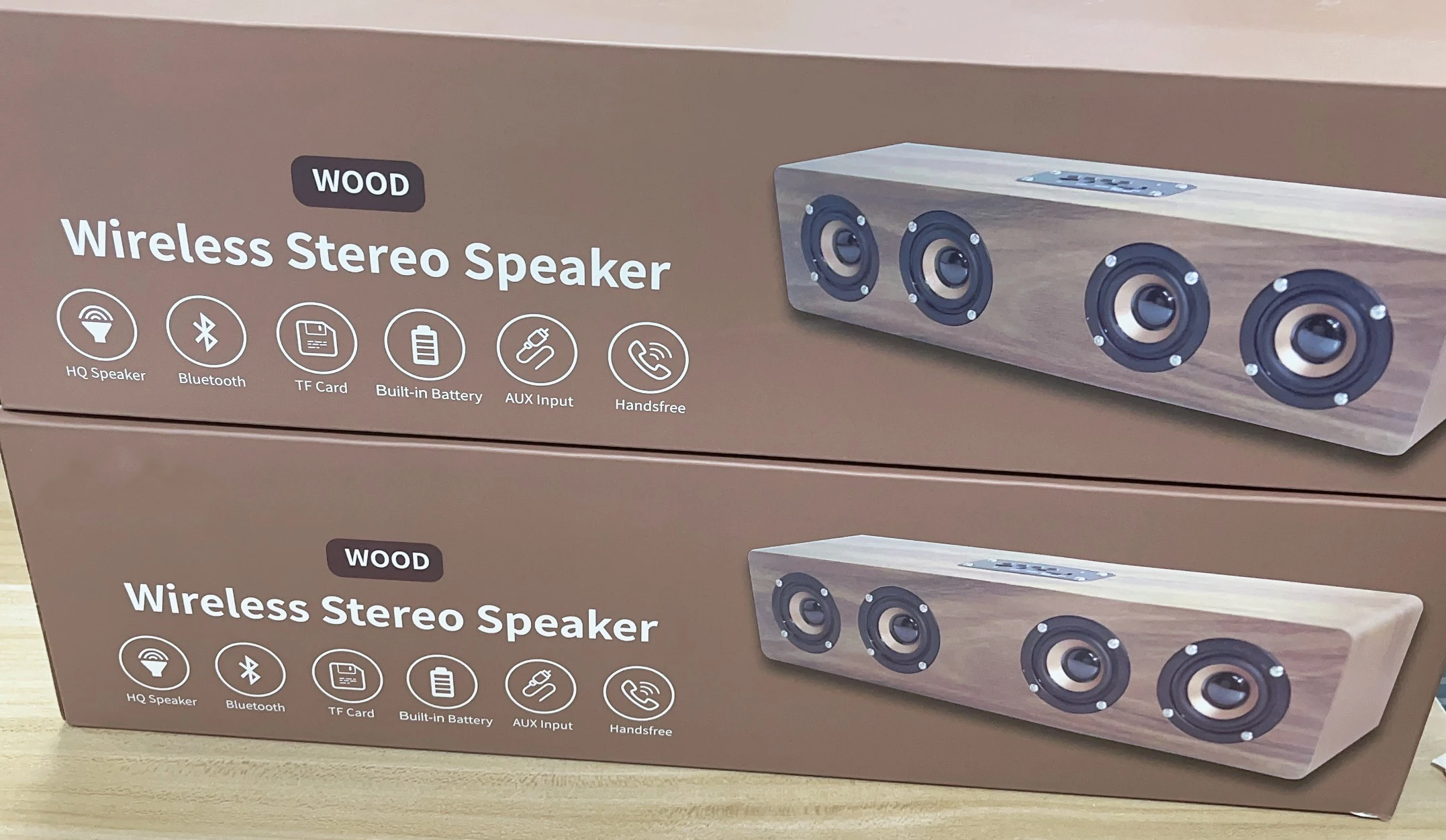 Retro Woofer Speaker Tf Card Speaker Handsfree Bt Speaker For Home ...