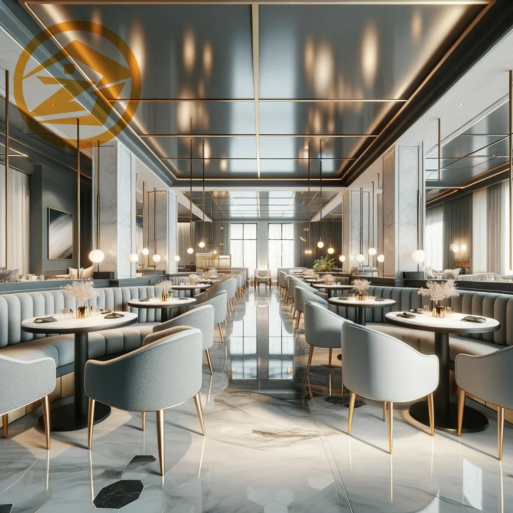 Modern Luxury Restaurant Furniture Set | High-end Commercial Dining ...