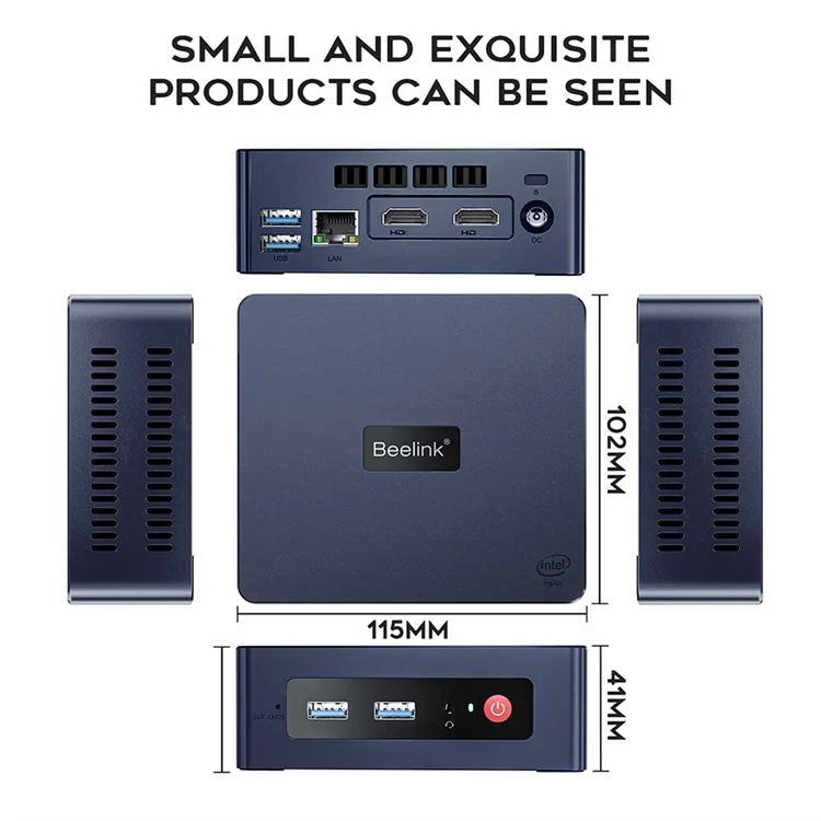 Mini S Jasper Lake N5095 - Versatile Mini PC for All Needs