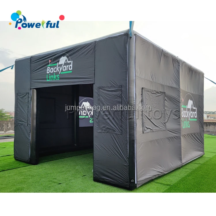Customized Inflatable Golf Simulator Room - Golf Bay