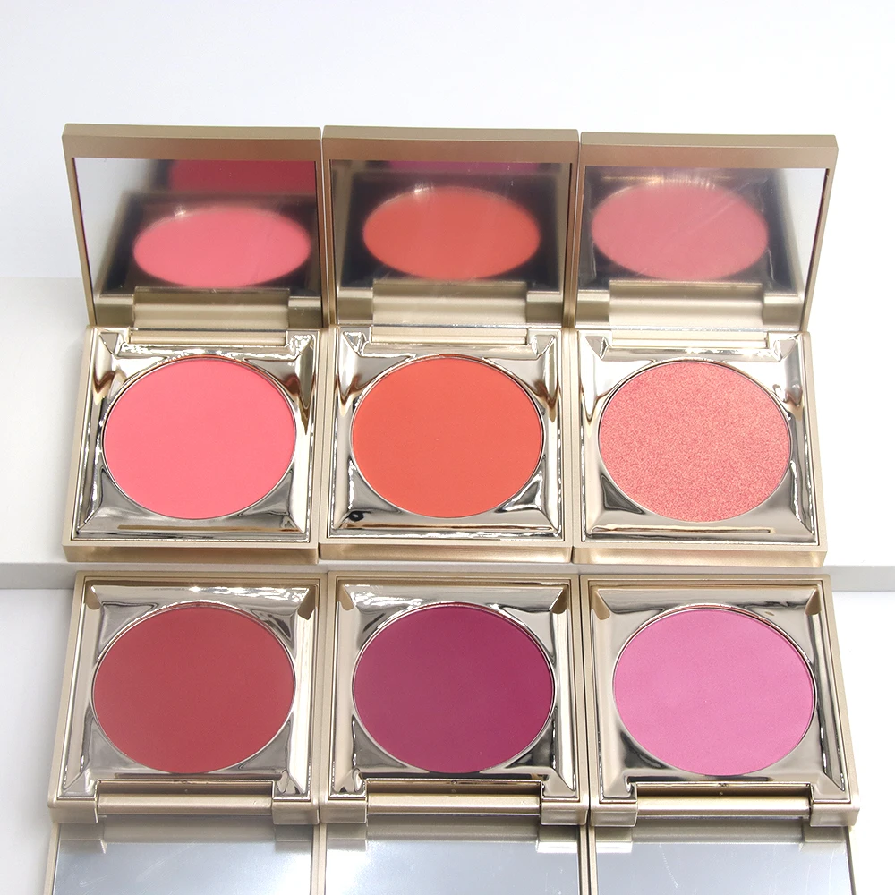 Wholesale Low Moq Organic Single Blush Powder Palette With Customized ...