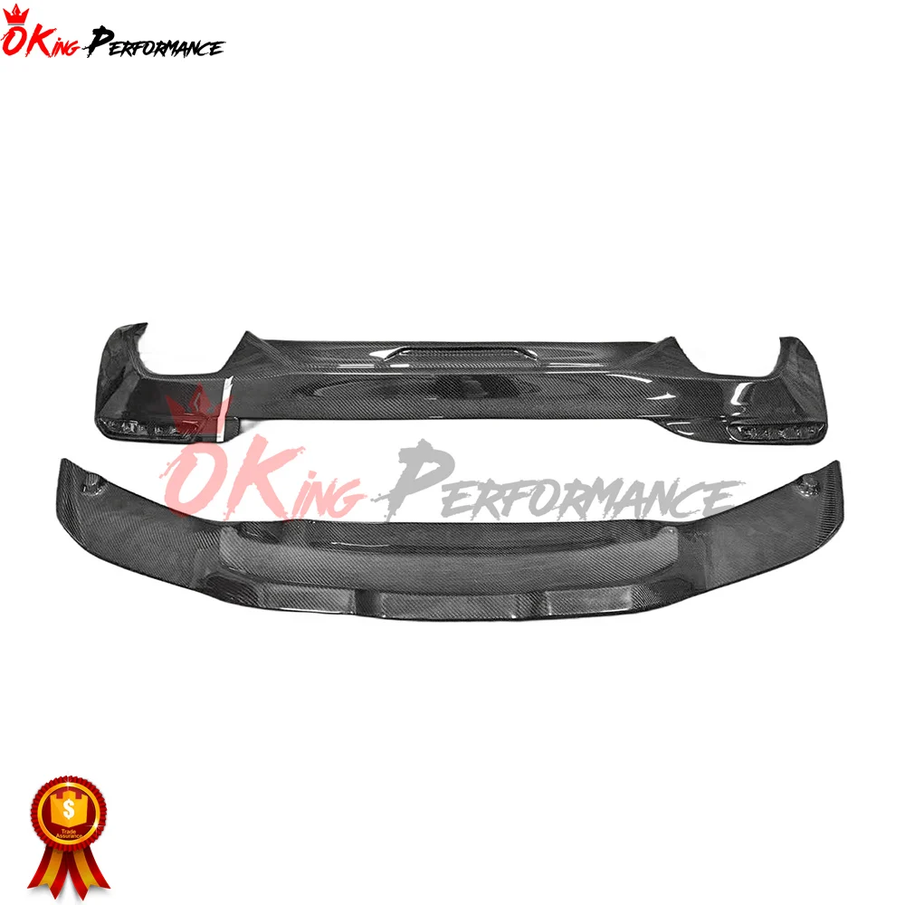 Mp Style Carbon Fiber Rear Diffuser For Bmw 5 Series F90 M5 2017-2023 ...