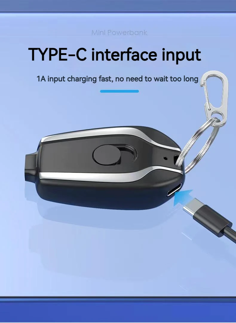 New Design Lightweight Mini Usb Charger 1500mah Small Emergency Power ...