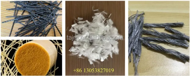 Synthetic Polymer Reinforced Concrete Fiber Making Machine/ Production ...