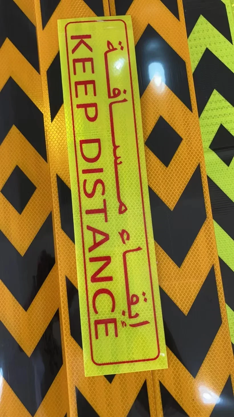 Rushed Custom Long Vehicle No Smoking Keep Distance Fire Extinguisher ...