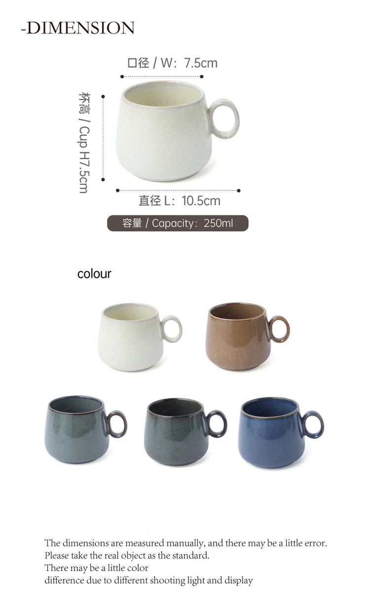 Retro Fat Belly Mug Pottery Mugs Handmade Pottery Cups For Coffee - Buy ...