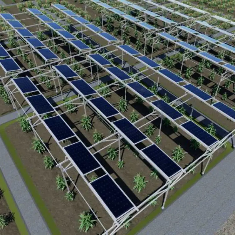 Rice Field Pv Panel Mounting Brackets For Solar Energy System - Buy ...