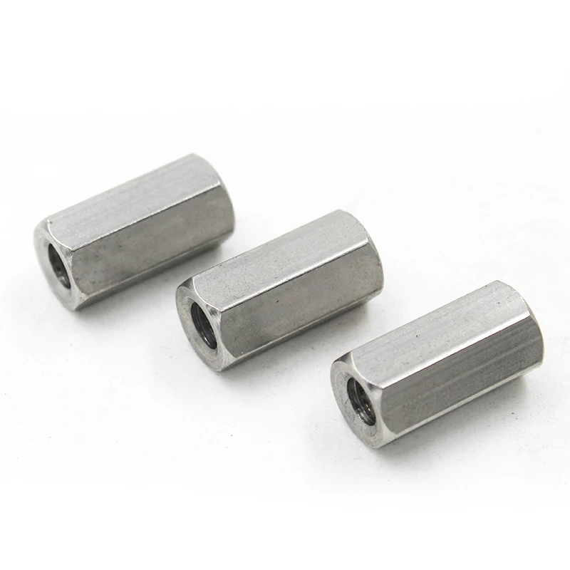 M1.6 to M6 Stainless Steel Long Hex Coupling Nut Spacers