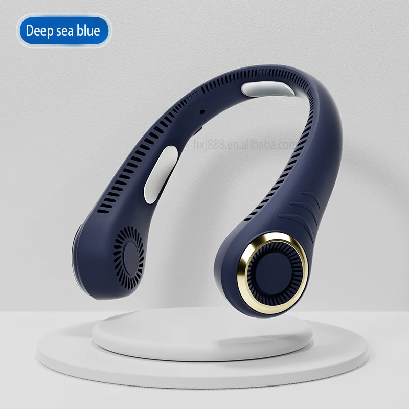 F1 neck band fan Ice porcelain patch neck fan portable Type-c ...