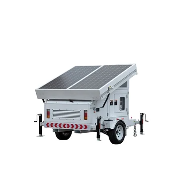 Portable Trailer Mounted Off-grid Power Station Mobile Solar Generator ...