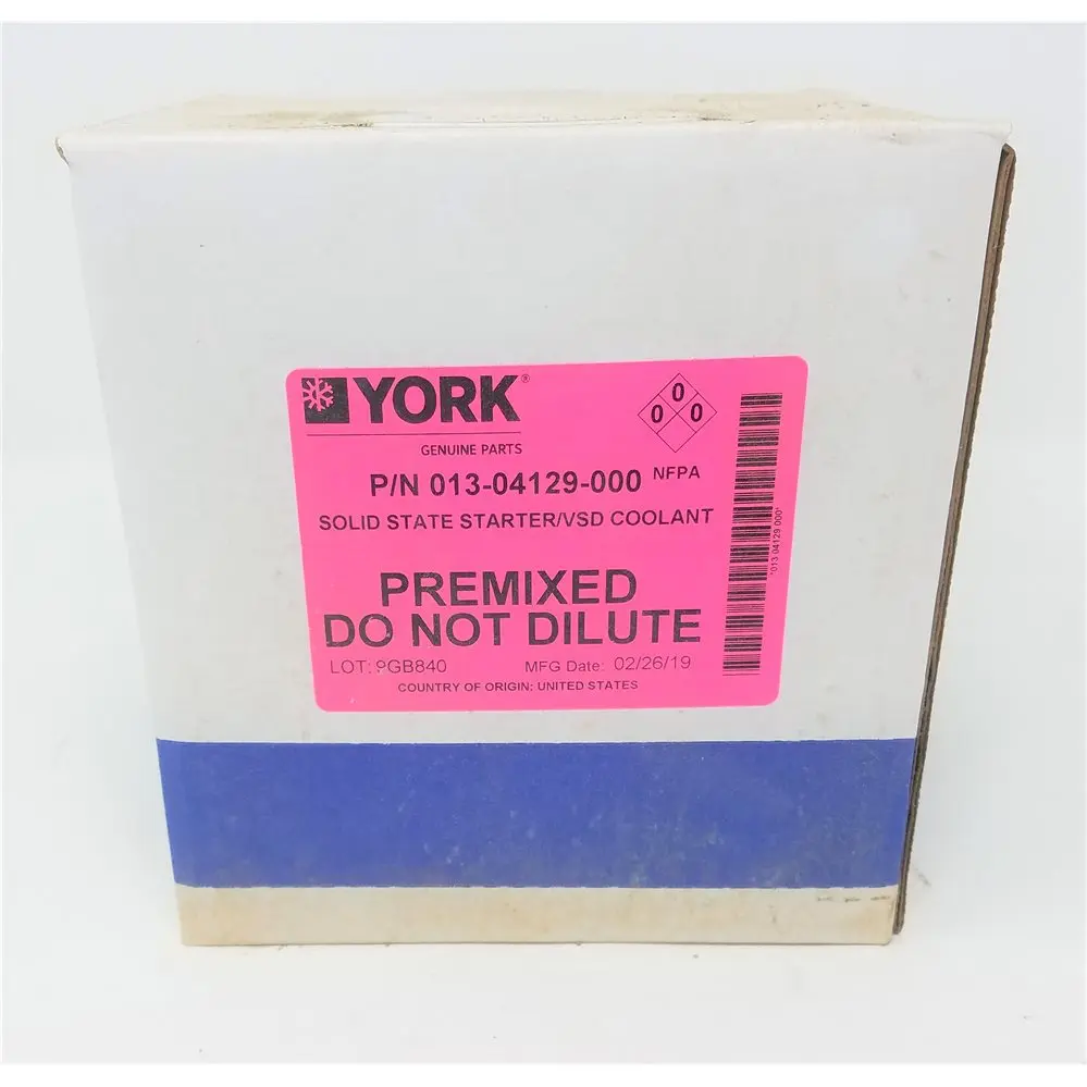 Yo*rk 013-04129-000 1 Gallon Coolant for VSD Refrigeration Systems ...