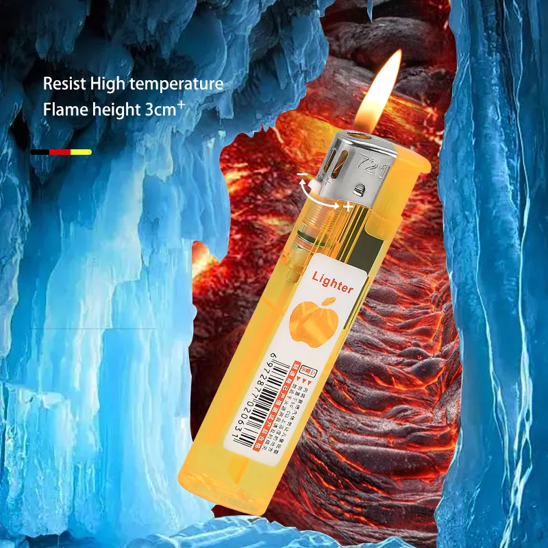 Portable Slim Electronic Disposable Lighter with High Pressure Piezo ...