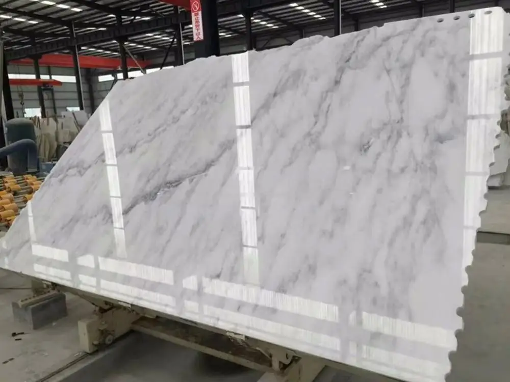 20mm White Marble Slab - Polished Natural Stone for Countertops | Eco ...