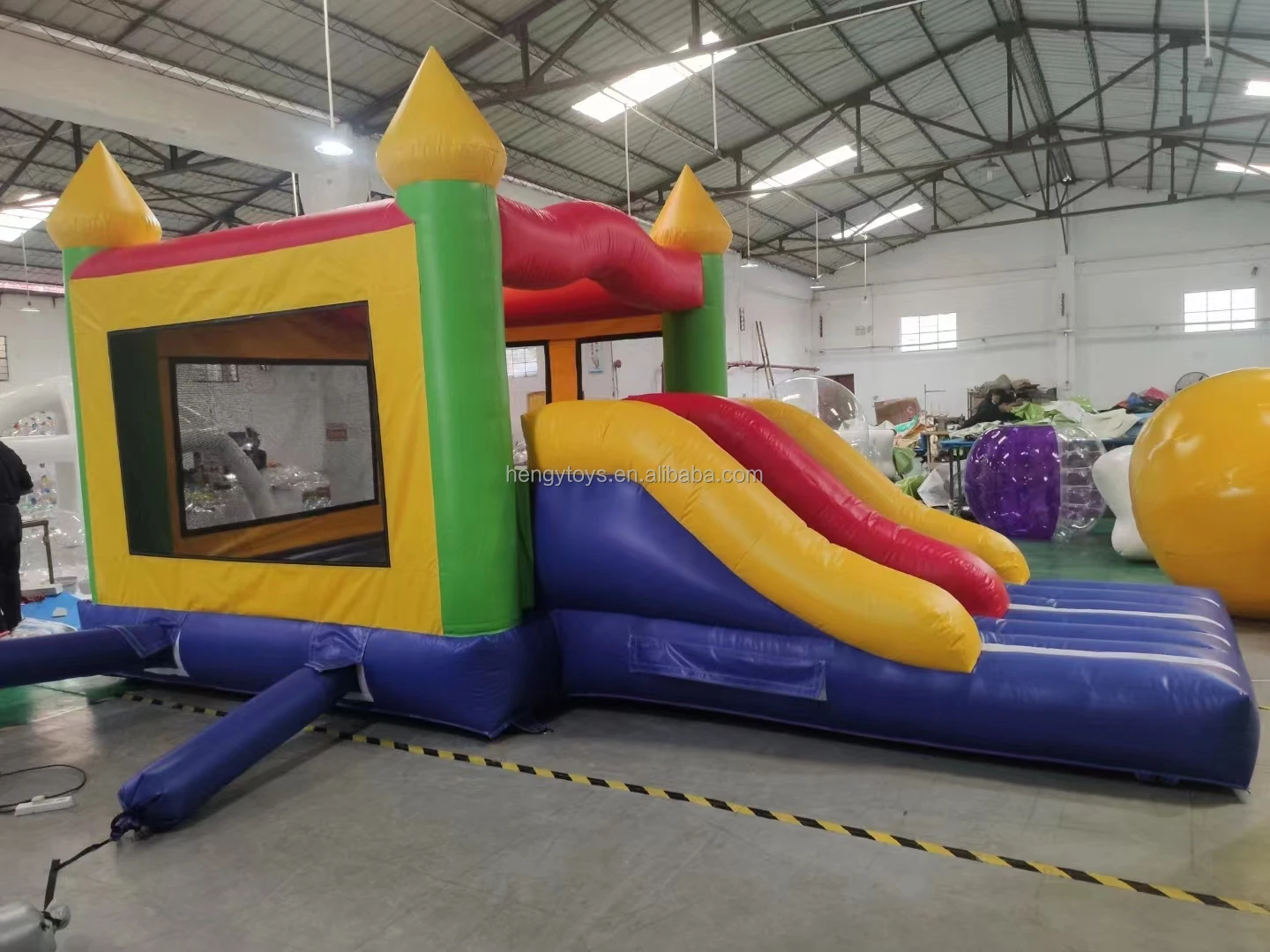 Hengyuan Commercial Inflatable Bear Bounce House Inflatable Slide Combo ...