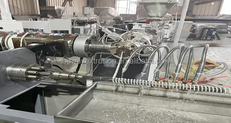 Pvc Spiral Water Discharge Pipe Making Machine Pvc Suction Hose ...